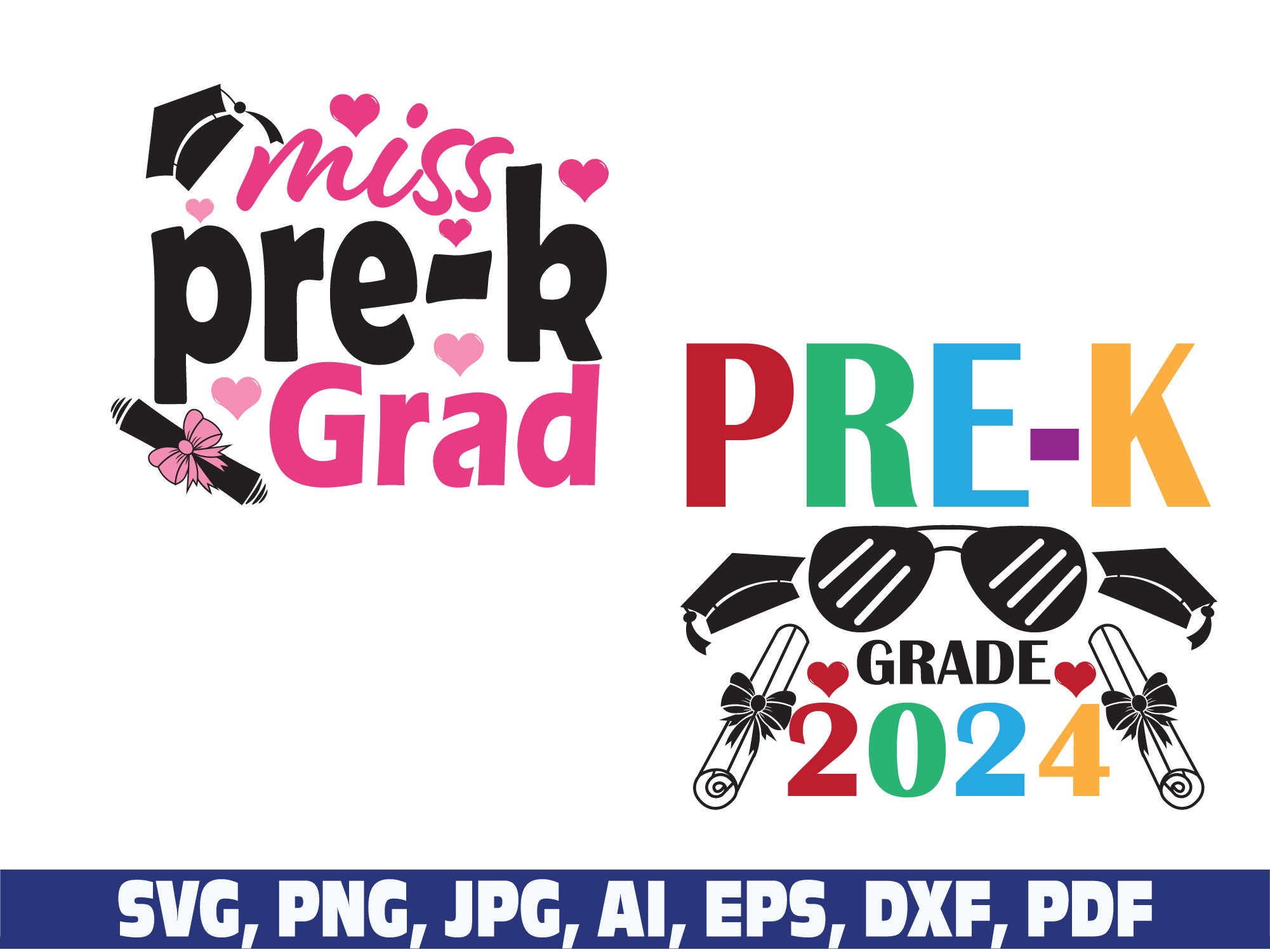 Miss Pre-k Grad, Girls Preeschool Graduation Shirt Svg Png, Cricut, Png ...