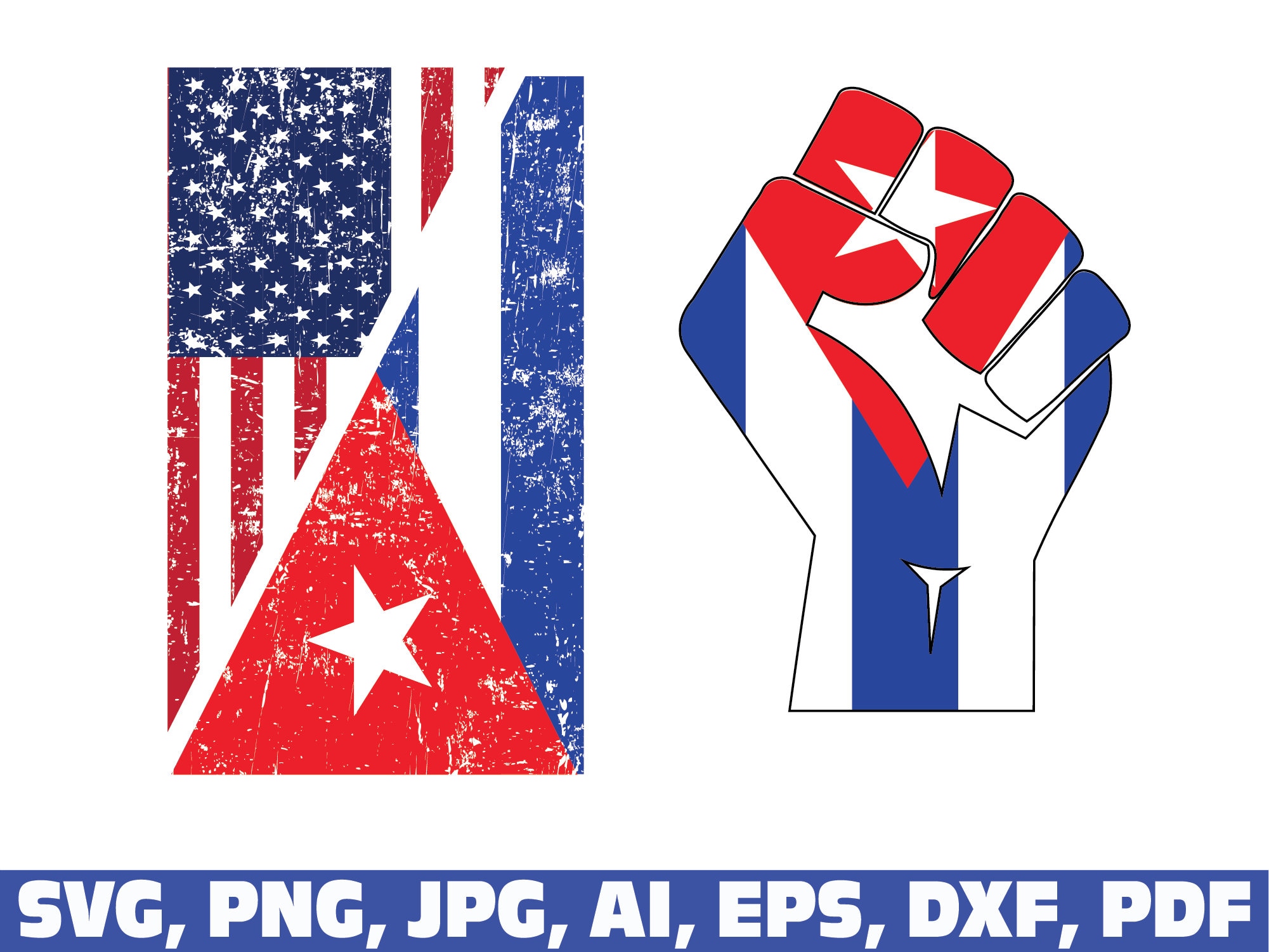 Patria Y Vida Cuba, Cuban Cuba Svg, Cuba American Flag Svg, Free Cuban ...