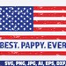 Best Pappy Ever Svg, Pappy Svg Png, Pappy Flag Svg, USA Flag Svg, Best ...