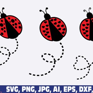 Ladybug Seamless Pattern Leopard Svg Png, Lady Bug Svg Png, Birthday ...