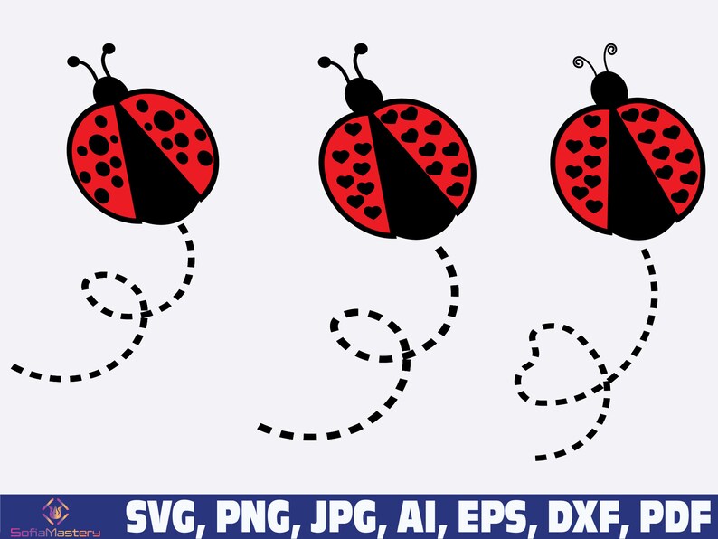 Ladybug Seamless Pattern Leopard Svg Png, Lady Bug Svg Png, Birthday ...