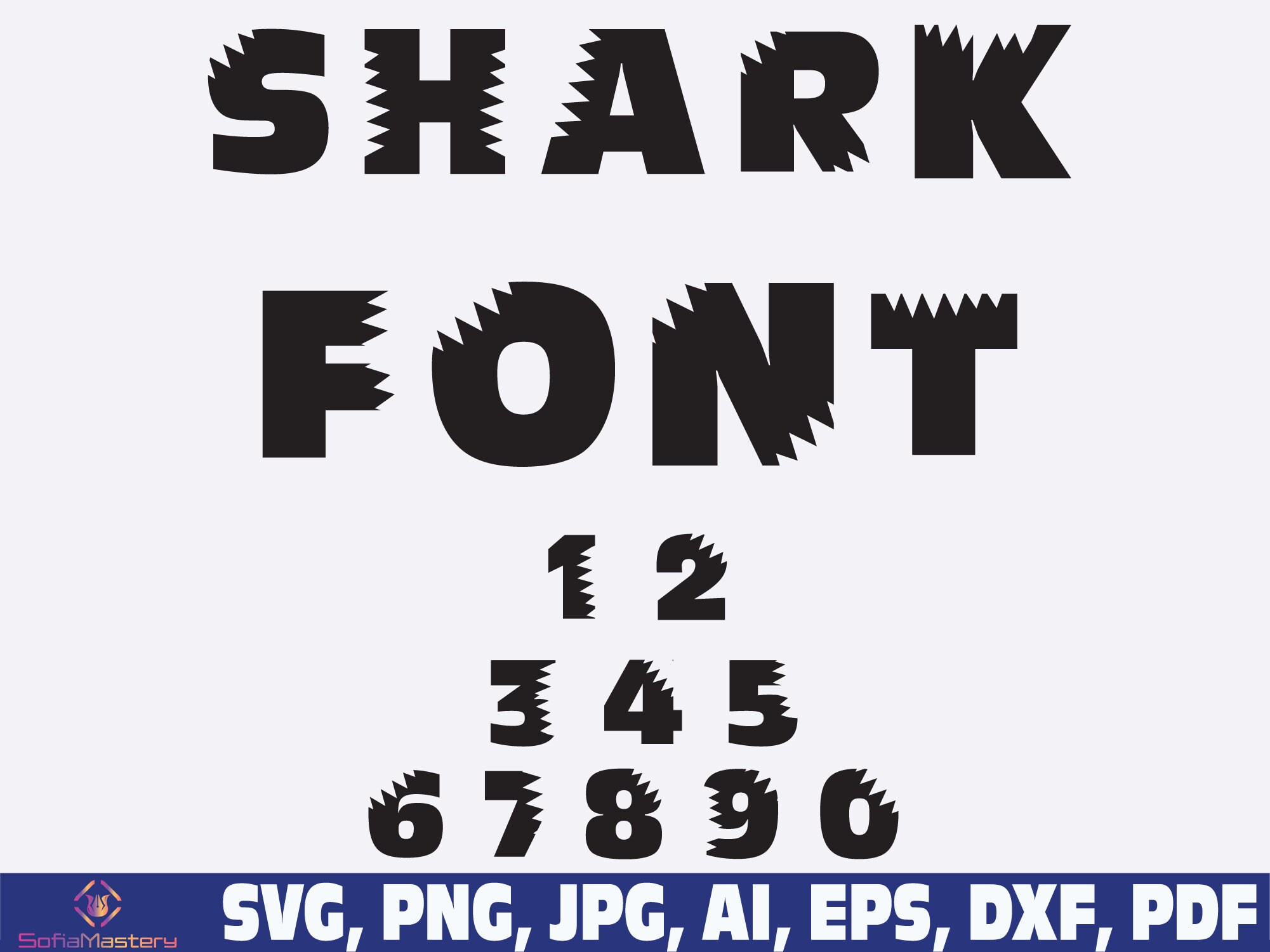 Sharks Svg, Shark Alphabet Letters Font Svg Png, Shark Bundle Svg ...