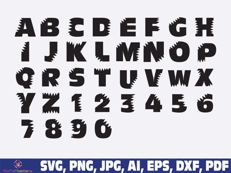 Sharks Svg, Shark Alphabet Letters Font Svg Png, Shark Bundle Svg ...