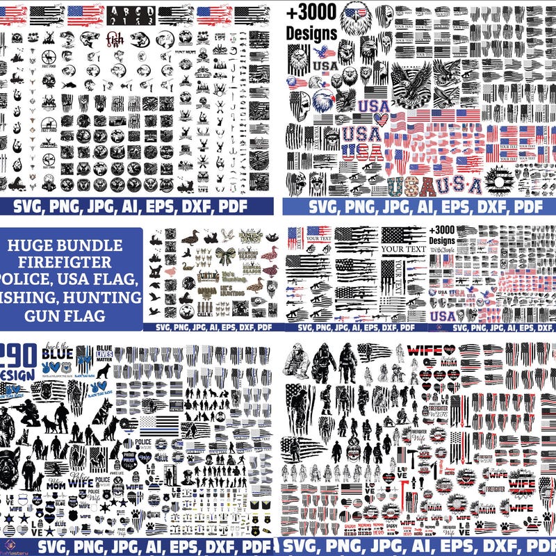 Eagle Flag Military Svg - Etsy