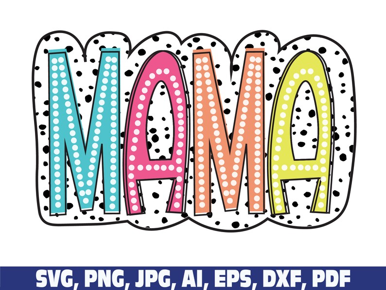 Mama Doodle PNG SVG, Leopard Print (digital Download) - Etsy