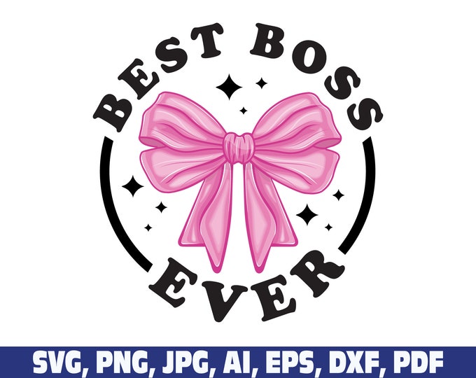Best Boss Ever Clipart Bundle, PNG Sublimation Files, Instant Download ...