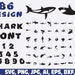 Sharks Svg, Shark Alphabet Letters Font Svg Png, Shark Bundle Svg ...