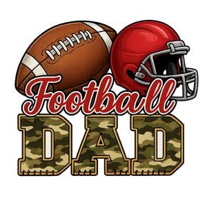 Football Dad Png, Retro Fathers Day Shirt Design, Football Dad Png ...