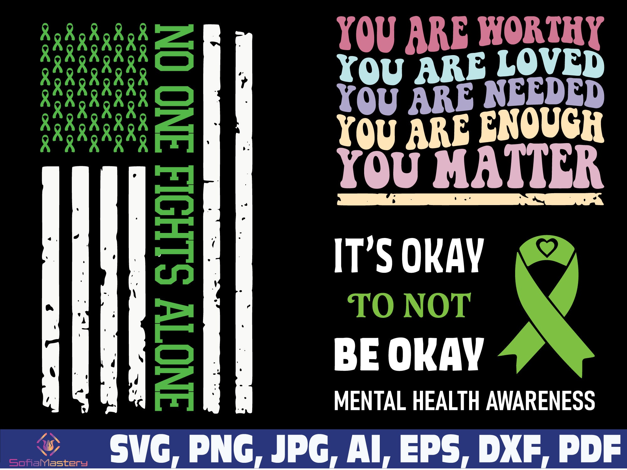 Mental Health Svg Png Bundle, Support Squad Mental Health Svg, Mental ...