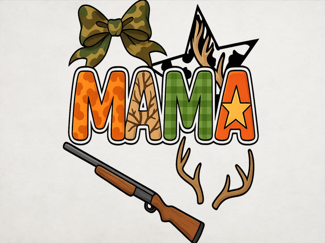 Mama Png, Preppy Hunting Mama Png, Trendy Png, Checkered, Trending Png ...