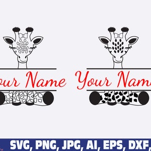 Giraffe SVG, Cute Baby Giraffe SVG, Giraffe Svg Bundle, Baby Animals ...