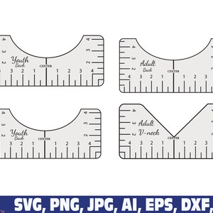 T-shirt Alignment Tool Svg, Tshirt Ruler SVG Bundle, T-shirt Alignment ...