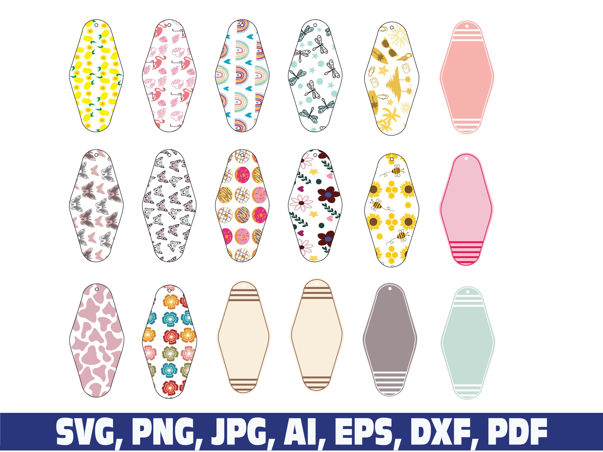 Motel Keychain Template, Motel Keychain Svg, Hotel Keychain Template ...