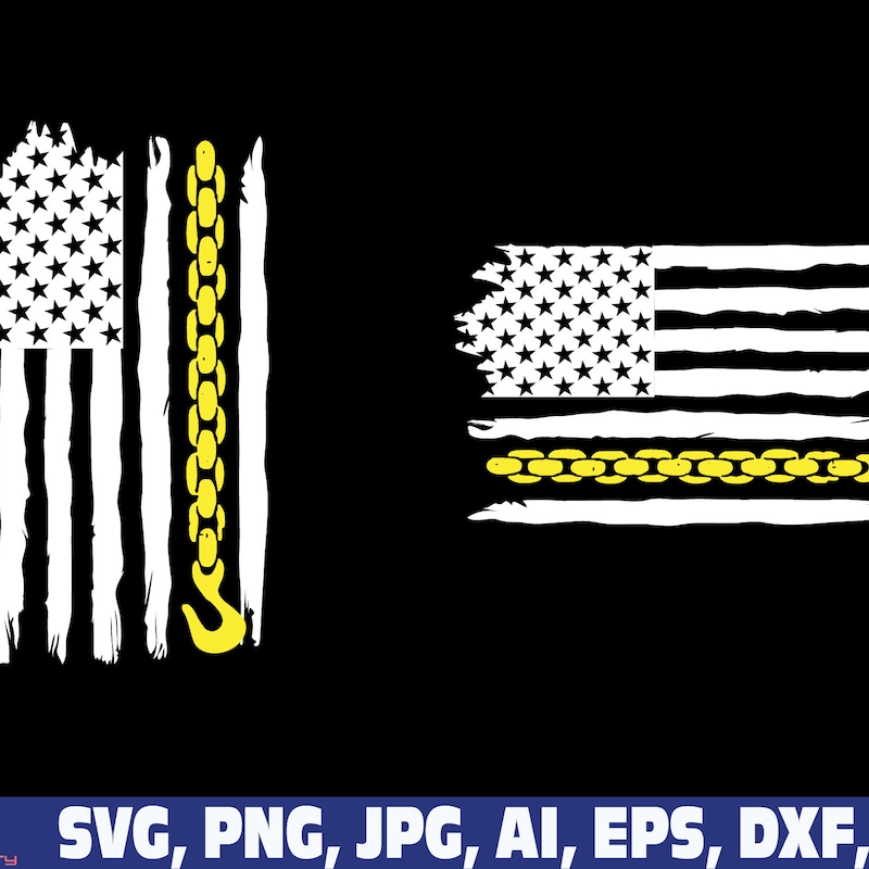 Distressed Tow Truck Flag - Etsy