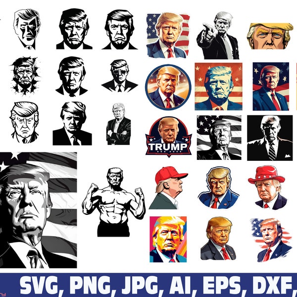 Donald Trump Face Stencil - Etsy