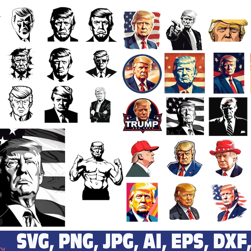 Donald Trump Stencil - Etsy