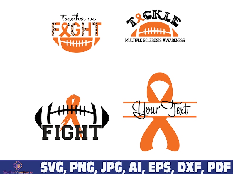 Multiple Sclerosis Awareness Svg, Ms Awareness Svg, Multiple Sclerosis ...