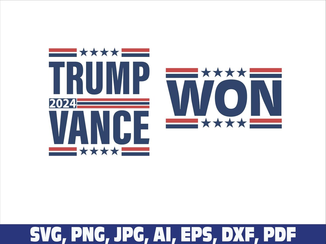 Trump Won PNG, Trump Won Svg, Trump Won Again 2024 SVG PNG, Trump ...