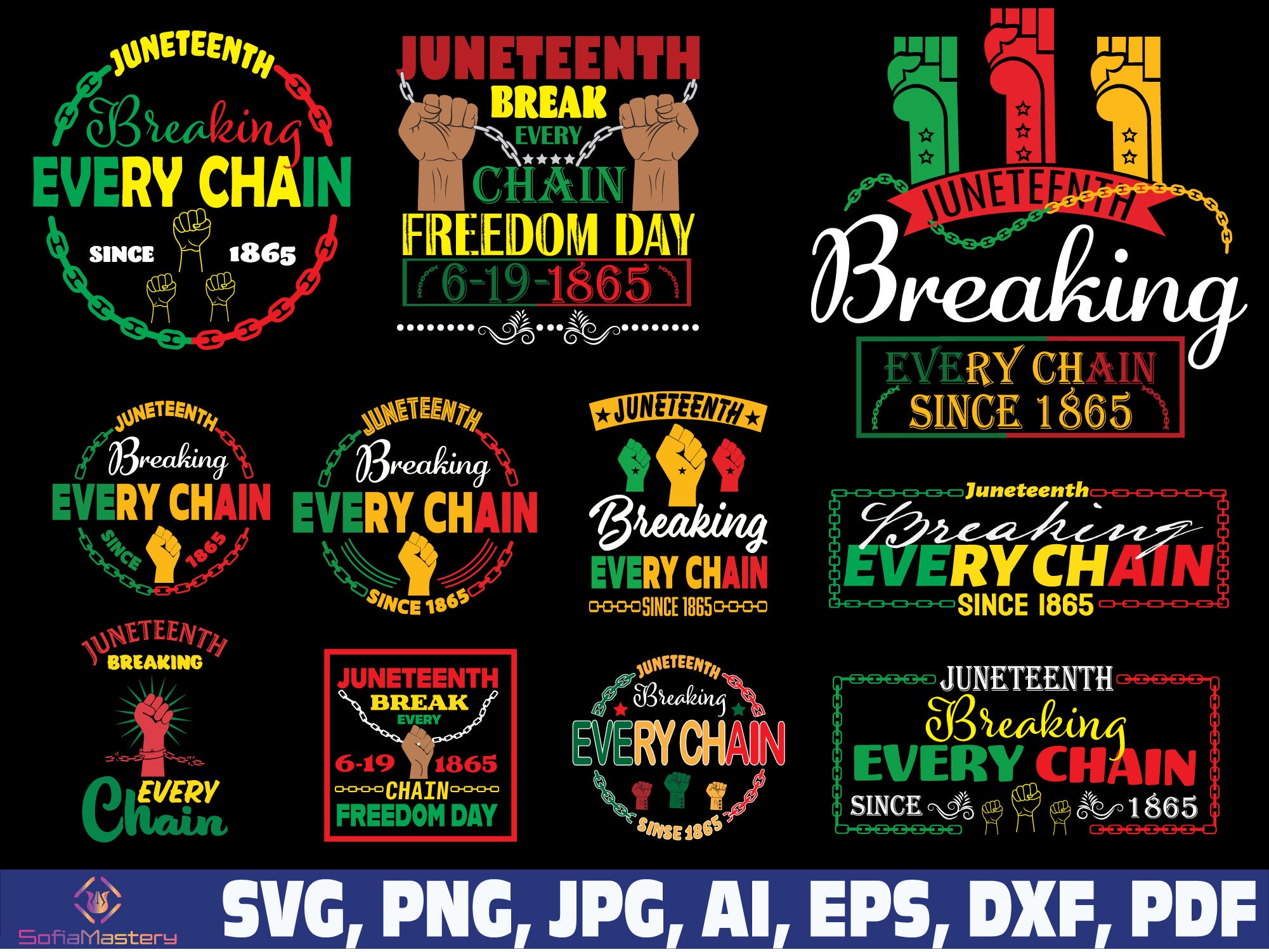 Breaking Every Chain Svg, Do It for the Culture SVG, Celebrate ...