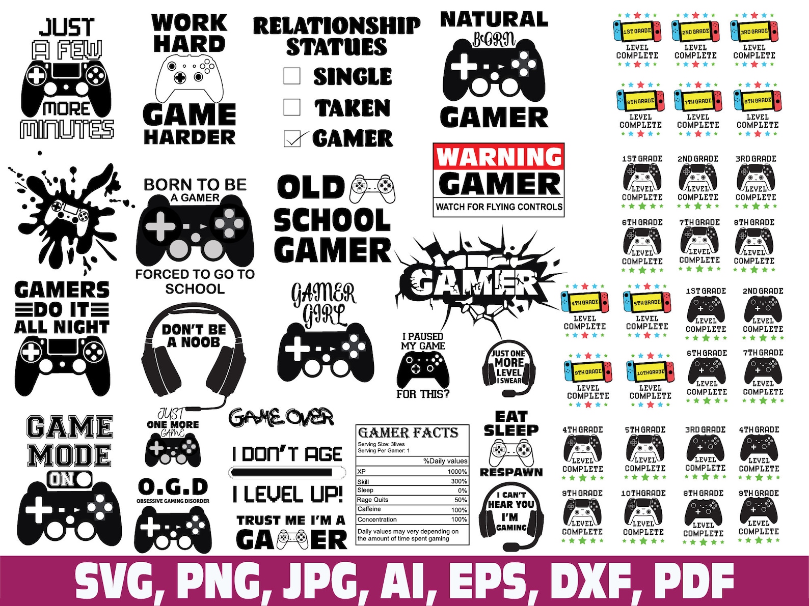 Gamer Controller Svg Png, Split Monogram Name Fram SVG, Gamer Svg ...