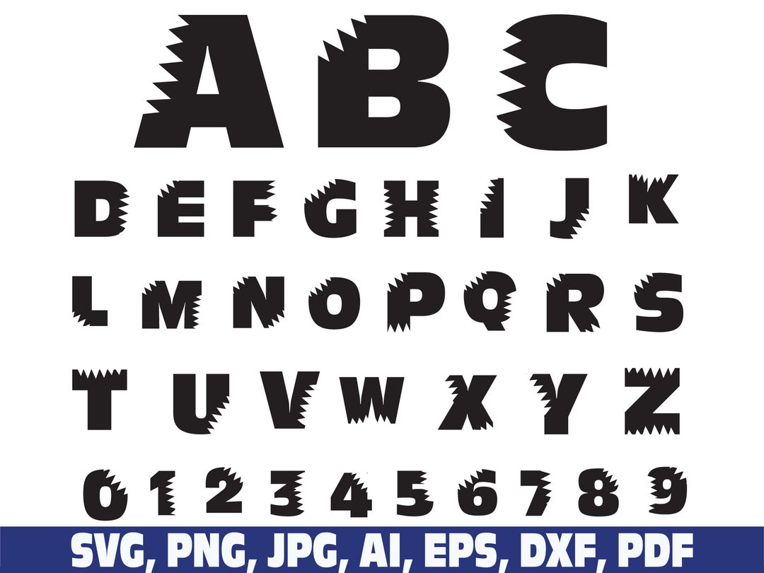Sharks Svg, Shark Alphabet Letters Font Svg Png, Shark Bundle Svg ...