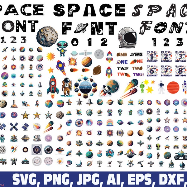 Solar System Svg - Etsy