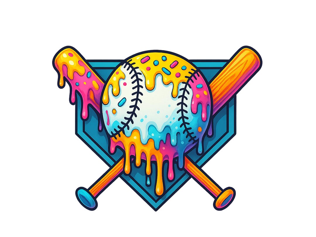Baseball Drip Png, Boys Baseball Shirt ,baseball Mom, Ice Cream Drip ...