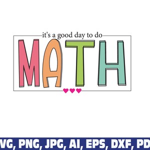 Math Teacher Png SVG, Coquette Bow, Retro Vintage, Dalmatian Dots ...