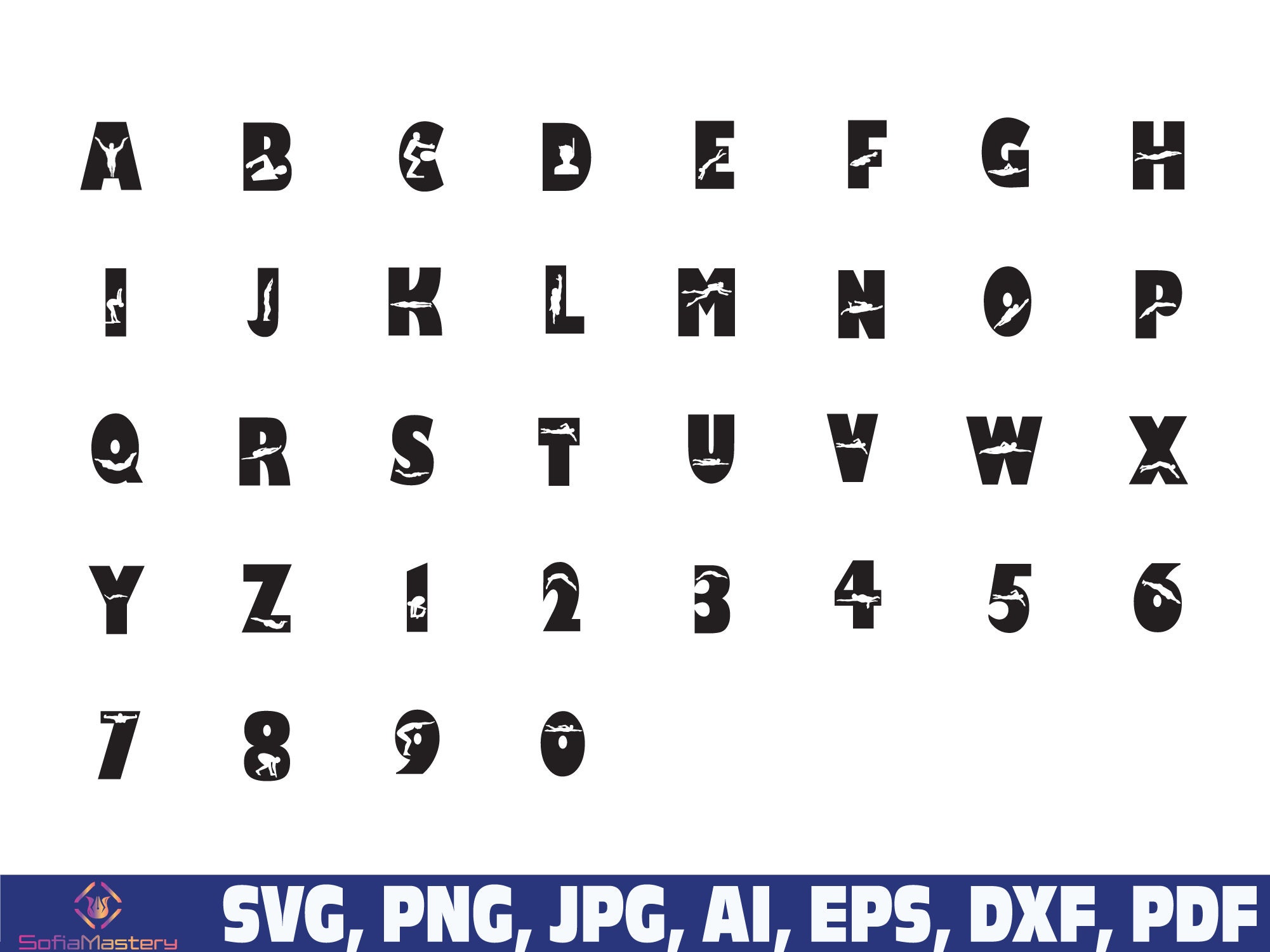 Swimming Swim Swimmer Svg Png, Swimming Alphabet Font Svg Png, Swimming ...