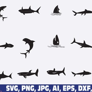 Sharks Svg, Shark Alphabet Letters Font Svg Png, Shark Bundle Svg ...