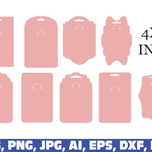 Keyring Display Card Svg, Keychain Packaging, Keyring Display Card ...