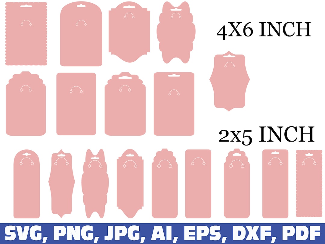 Keyring Display Card Svg, Keychain Packaging, Keyring Display Card ...