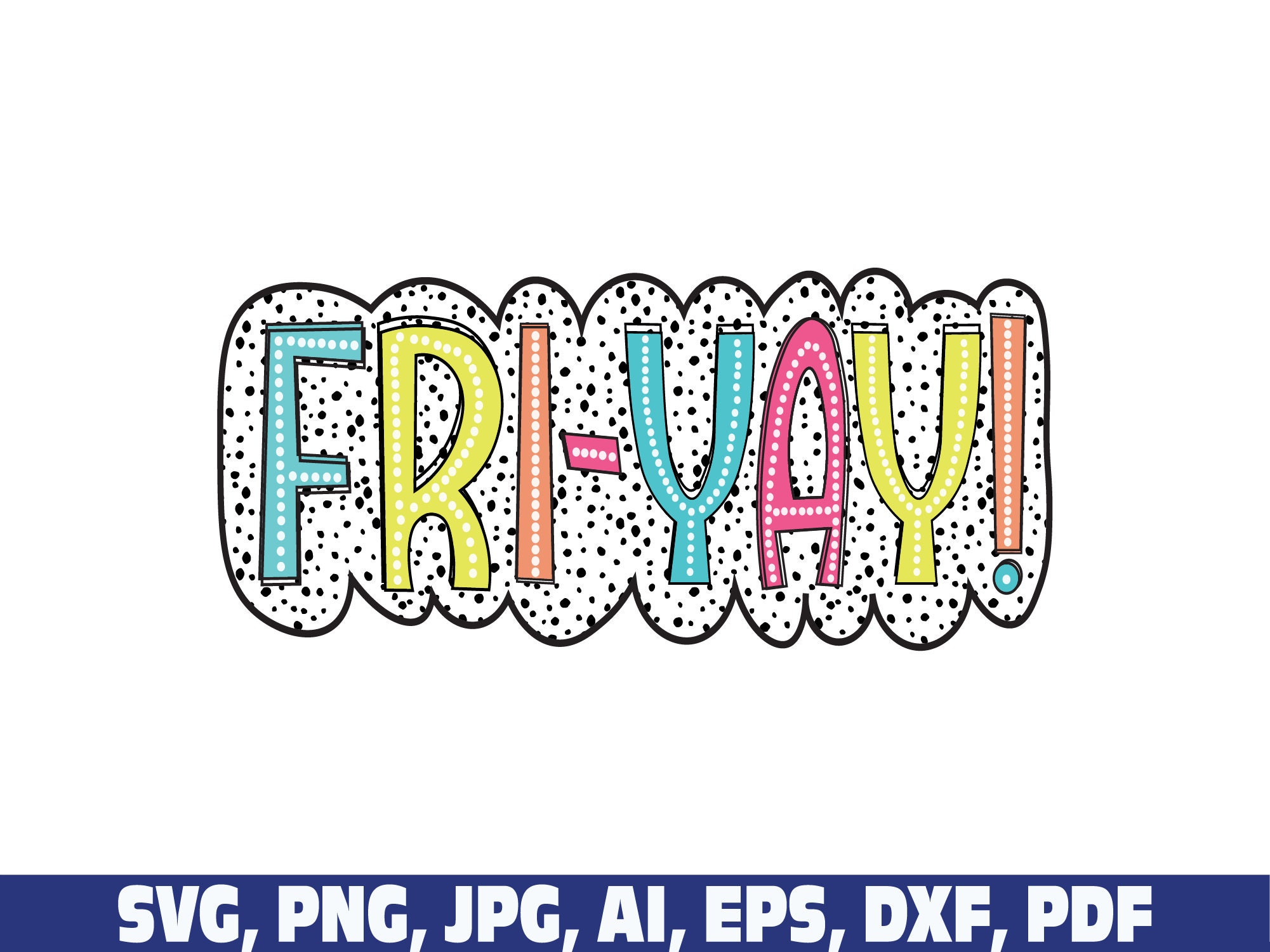 Fri-yay Svg Png, Fri-yay Back to School Png Bundle, Retro Vintage, Race ...