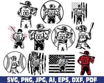 Baseball Player - Etsy