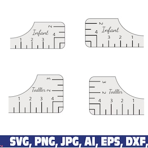 T-shirt Alignment Tool Svg, Tshirt Ruler SVG Bundle, T-shirt Alignment ...