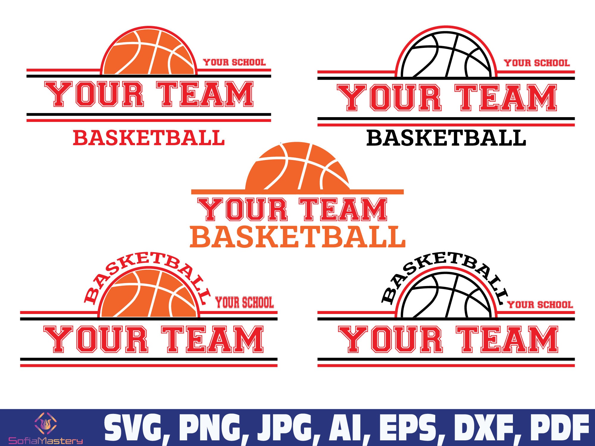 Basketball Svg, Basketball Team Custom Svg, Basketball Name Svg, Name ...