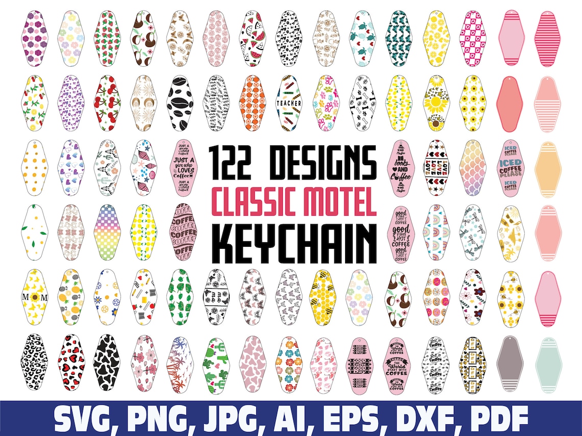 Motel Keychain Template, Motel Keychain Svg, Hotel Keychain Template ...