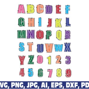 Dalmatian Dots Doodle Bright Alphabet Letters Font Svg Png, Dalmatian ...