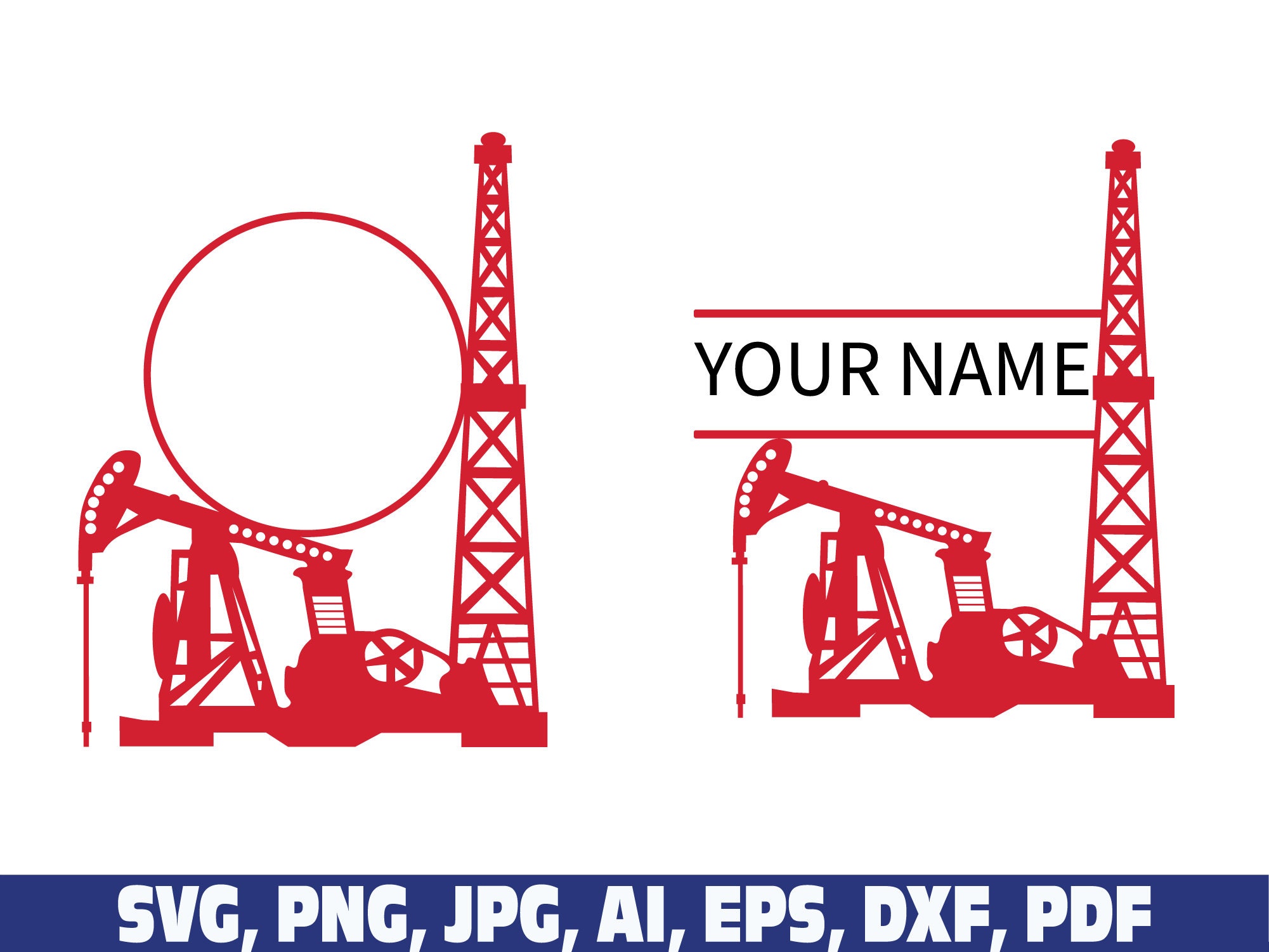 Oilfield Svg, Oilfield Worker Svg, Oilfield Mongram Svg, Oilfield Split ...