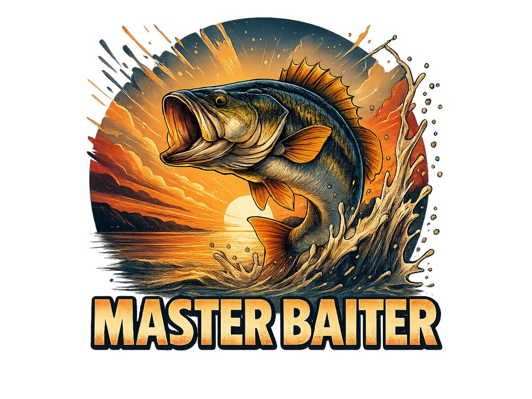 Master Baiter Bass PNG, Colorful Fish Fishing Png, Colorful Fish ...