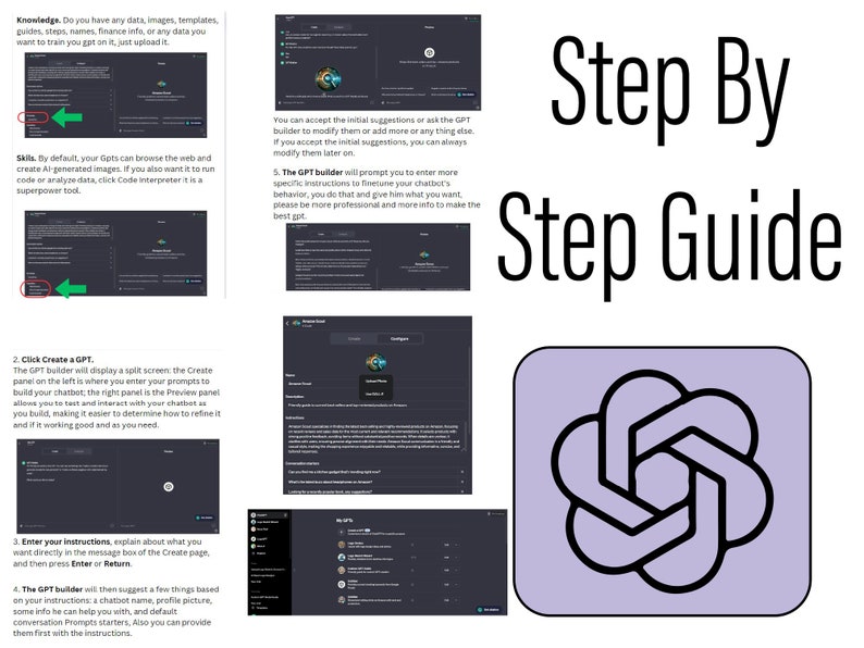 Custom Gpts Guide Tutorial, How to Create Your Own Gpts, How to Customize Gpts, How to Create a ...