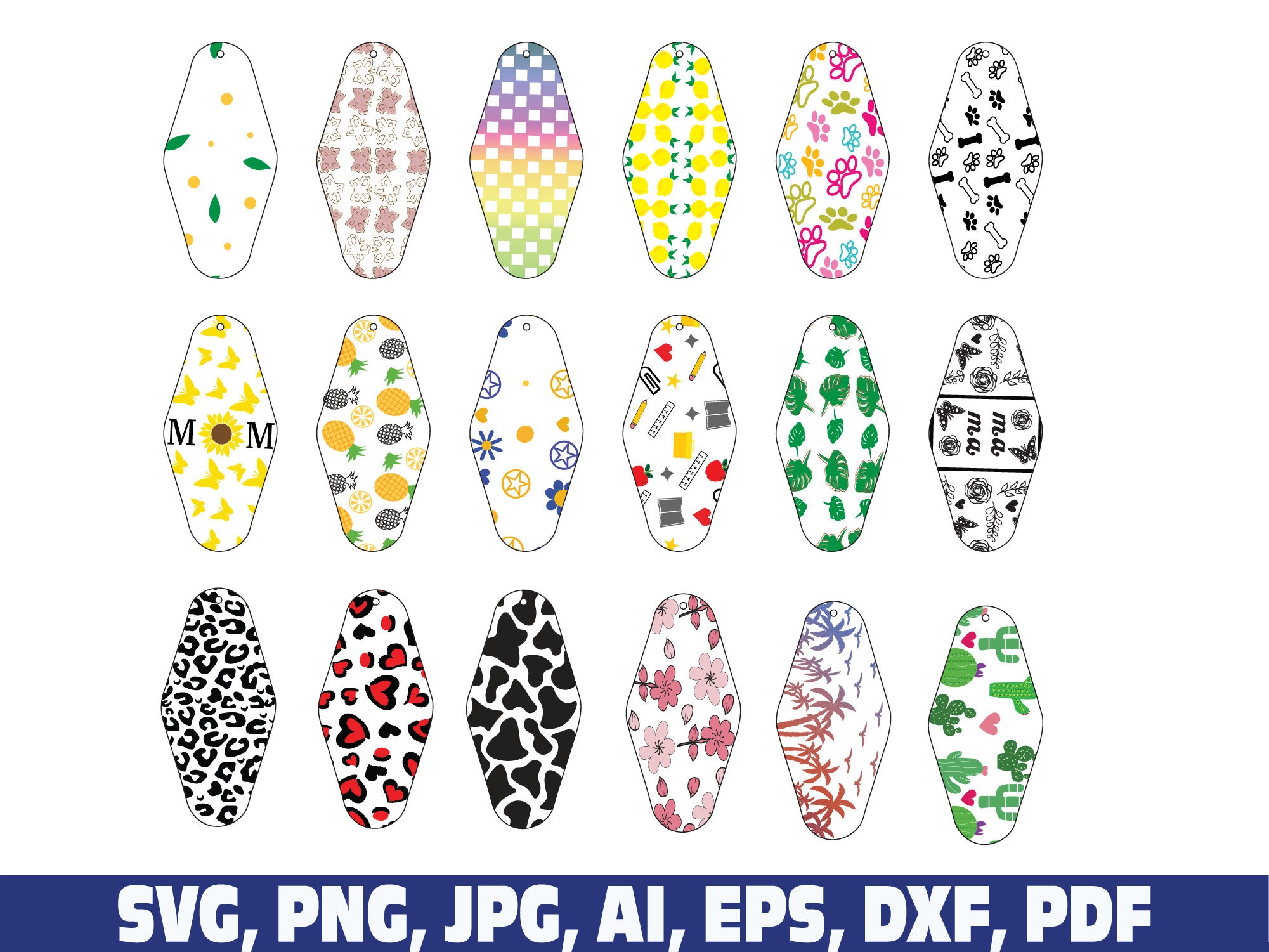 Motel Keychain Template, Motel Keychain Svg, Hotel Keychain Template ...