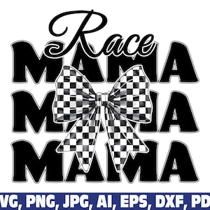 Race Racing Svg Png, Race Birthday Boy Svg, Race Day, Coquette Bow ...