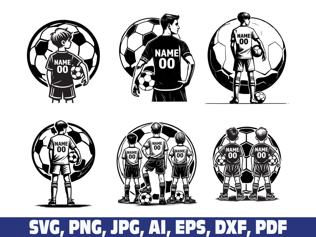 Soccer Players Svg Png , Soccer Ball Two Three Players Svg, Coquette ...