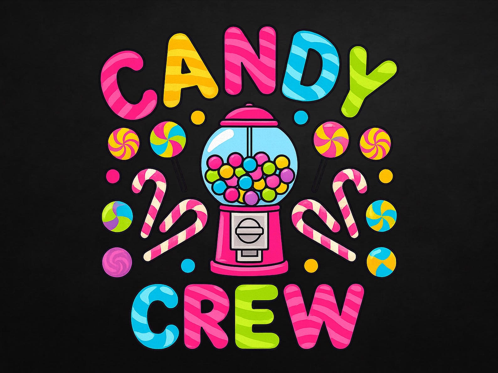 Candy Crew PNG Sweetie Candy Squad Candy Png, Watercolor Pastel Sweets ...