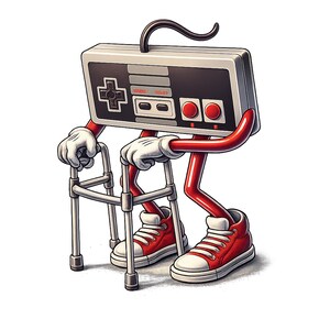 Retro Gaming PNG Funny Old Video Game PNG, Gamer Gift Design, Kids ...