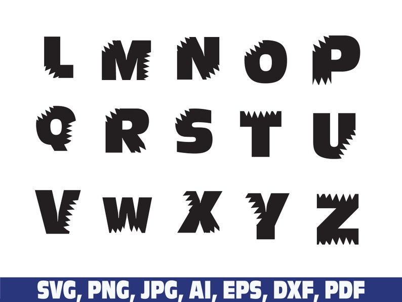 Sharks Svg, Shark Alphabet Letters Font Svg Png, Shark Bundle Svg ...