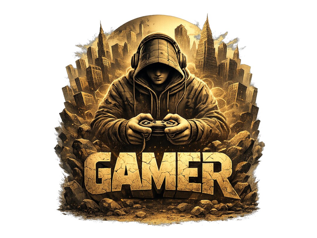 Gamer Sublimation Design PNG, T-shirt Design, Gaming Shirt Art, Digital ...