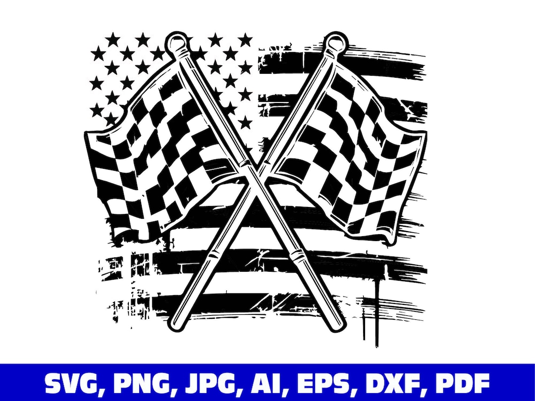 Race Racing Svg Png, Race Flag, Race American Flag, Usa Flag, Race ...