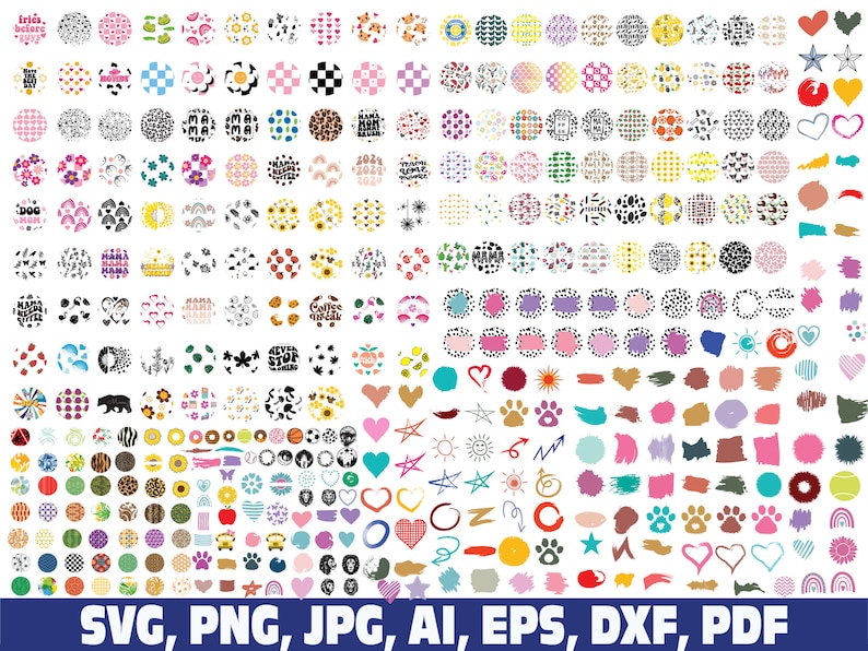 Keychain Svg Bundle, Keychain Pattern SVG, Key Ring Pattern, Key Ring ...